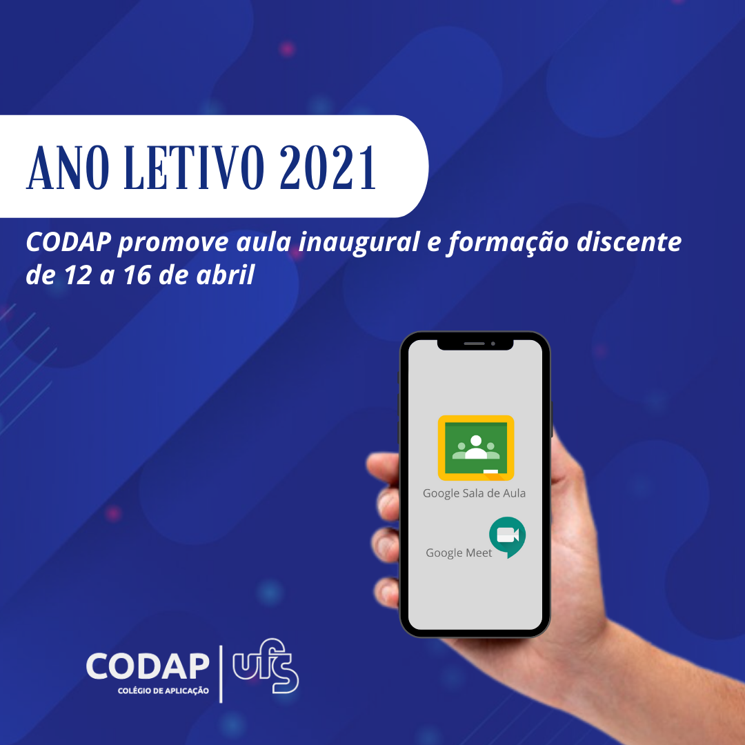 Portal UFS - CODAP promove aula inaugural e formação discente
